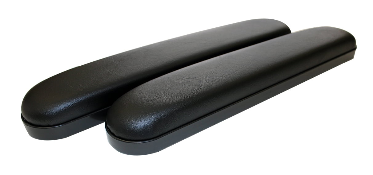 14" FULL LENGTH VINYL PADDED ARMREST. BLACK COLOR. PRICE IS FOR A SET ...
