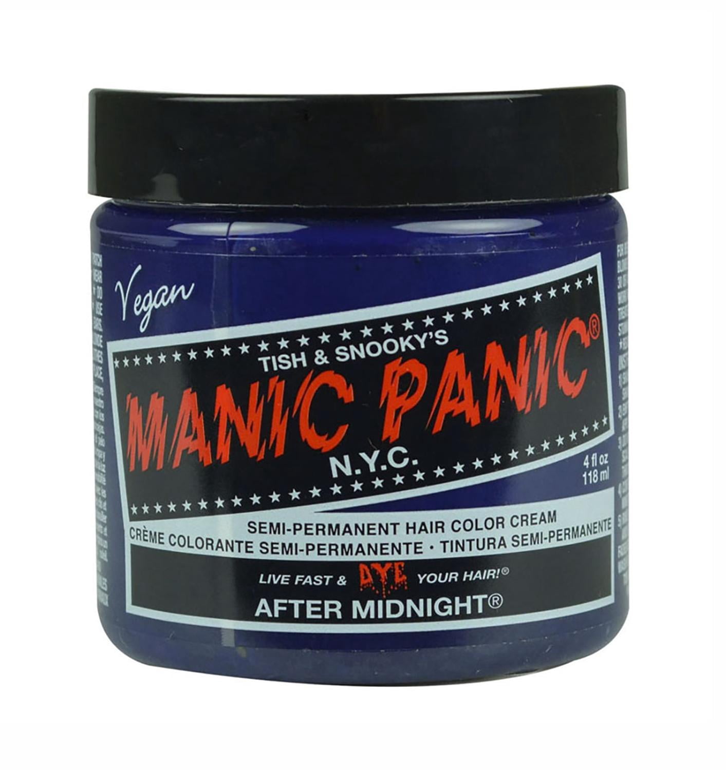 Set 4 Manic Panic Tinte Semi Permanente After Midnight 118 Ml azul ...