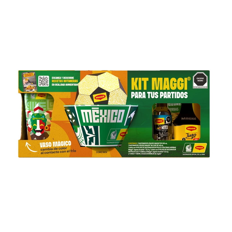 Kit Maggi con 1 vaso y 1 bowl coleccionable | Bodega Aurrera en línea