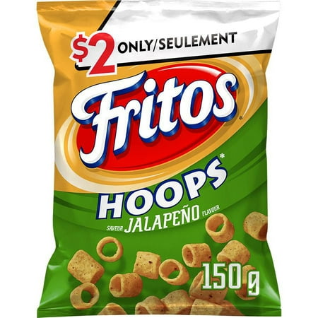 Fritos Hoops Jalapeño Flavour Corn Chips | Walmart Canada