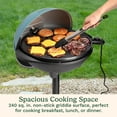 Cuisinart Electric Griddle, 2-in-1 Indoor/Outdoor Flat Top Nonstick ...