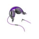JLab Audio Neon On Ear Headphones with Universal Mic - Gray / Purple ...