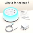 Sound Machine T-White 30 Sounds 12 Color Night Light with Memory ...