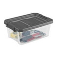 Sterilite 16 Qt. Stacker Box Plastic, Flat Gray - Walmart.com