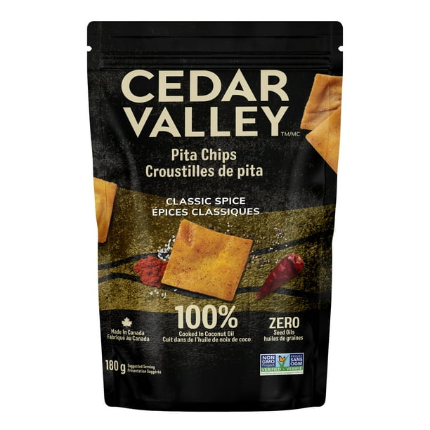 Cedar Valley Pita Chips Classic Spice 180g, Cedar Valley Pita Chips ...