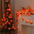 Walmart 4pcs Indoor/Outdoor Autumn Harvest Maple Leaf LED String Lights ...