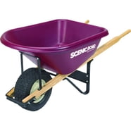 Steel Contractor Wheelbarrow With Steel Handles - Walmart.com