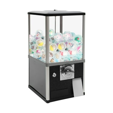 Miumaeov 25 Cent Coins Vending Machine w/Key Commercial Candy Gumball ...