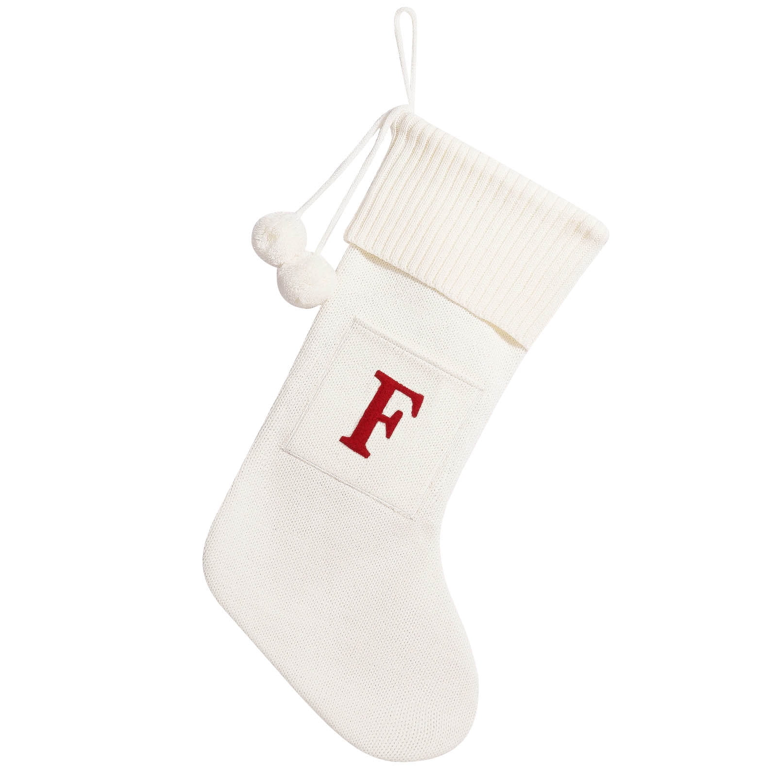 Click here for Yulier Initial Christmas Stockings 16.5 Large Knit... prices