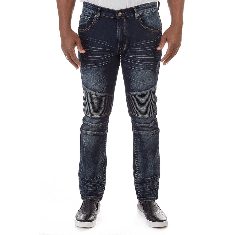 Rawx - RAW X Men's Slim Fit Skinny Biker Jean, Comfy Flex Stretch Moto ...