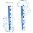 2 Pcs Rain Gauge 8" Capacity Clear Water Gauge for Rain with Large ...
