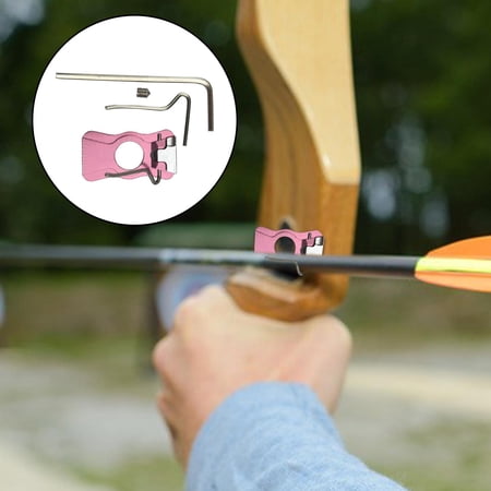 Metal Recurve Bow Rest for Targeting Outdoor Accessory Equipment , Pink ...