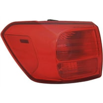 Right Passenger Side Outer Tail Light Assembly - Compatible with 2018 ...
