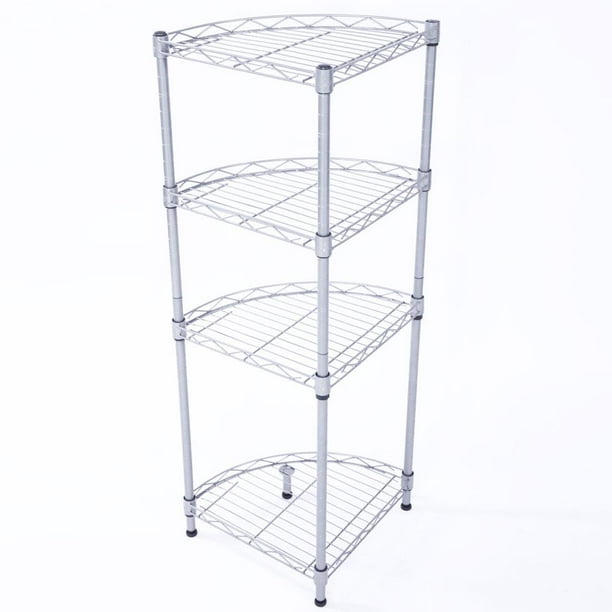SalonMore Heavy Duty 4 Tier Kitchen Bathroom Wire Storage Shelf ...