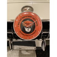 Vintage style TEXACO "T" Star Gas and OIL Round Clock (12" INCH) NEW ...