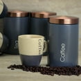 MegaChef Essential Kitchen Storage 3 Piece Sugar, Coffee and Tea ...