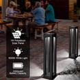 Solar Powered Outdoor Floor Lamp, Stainless Steel Solar Street Lights ...