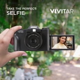 Vivitar 4K Digital Camera, 8x Digital Zoom, 3" LED Display, Bonus Macro ...