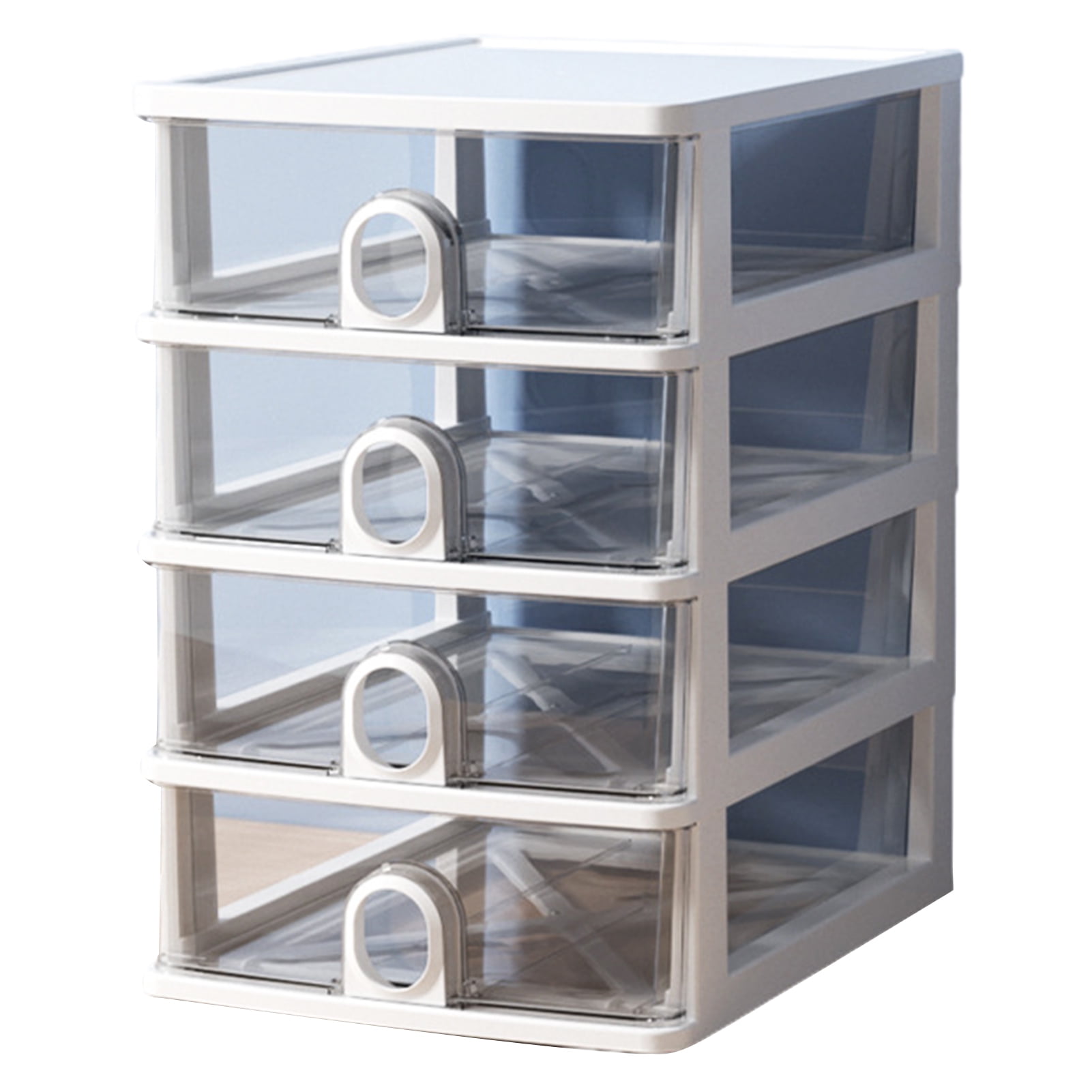 Hadanceo Multi Layer Office Storage Box with Handle Desk Drawer Type ...