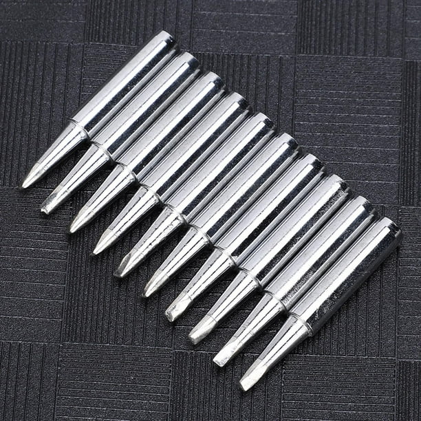 Loewten 10Pcs 900M‑T‑2.4D ‑Free Soldering Solder Iron Tips Replacement ...