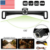 US License Plate Metal Frame Rear View Backup Camera CMOS HD LED Night ...
