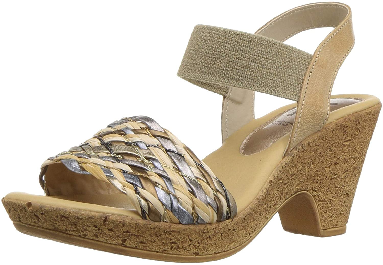 Spring Step Women's Batsheva Heeled Sandal, Beige, 40 M EU (US 9 US ...