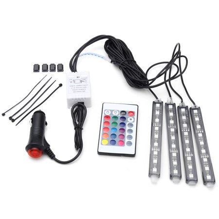4-in-1 36 LED RGB Car Interior Light 5050 SMD Vehicle Auto Floor ...