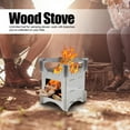 Folding Wood Stove,Portable Wood Stove,Portable Stainless Steel Folding ...