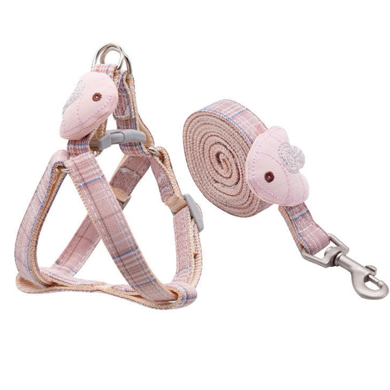 Click here for Nobrand Plaid Pet Harness Adjustable Cute Puppy Ha... prices
