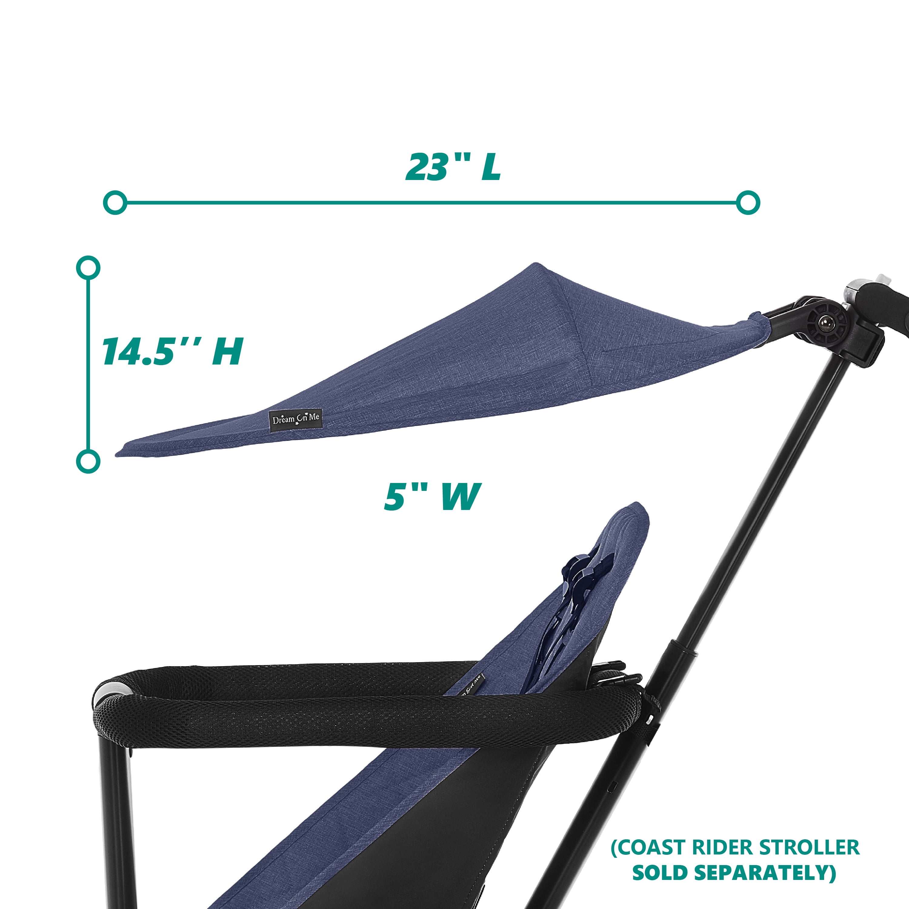 Coast Rider Stroller Canopy Dream On Me