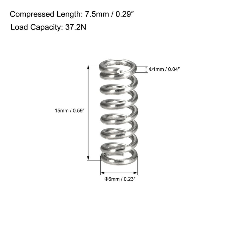 Compressed Metal Spring