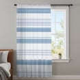 Boho Stripes Sheer Curtains 45 Inches Long for Bedroom, Modern ...