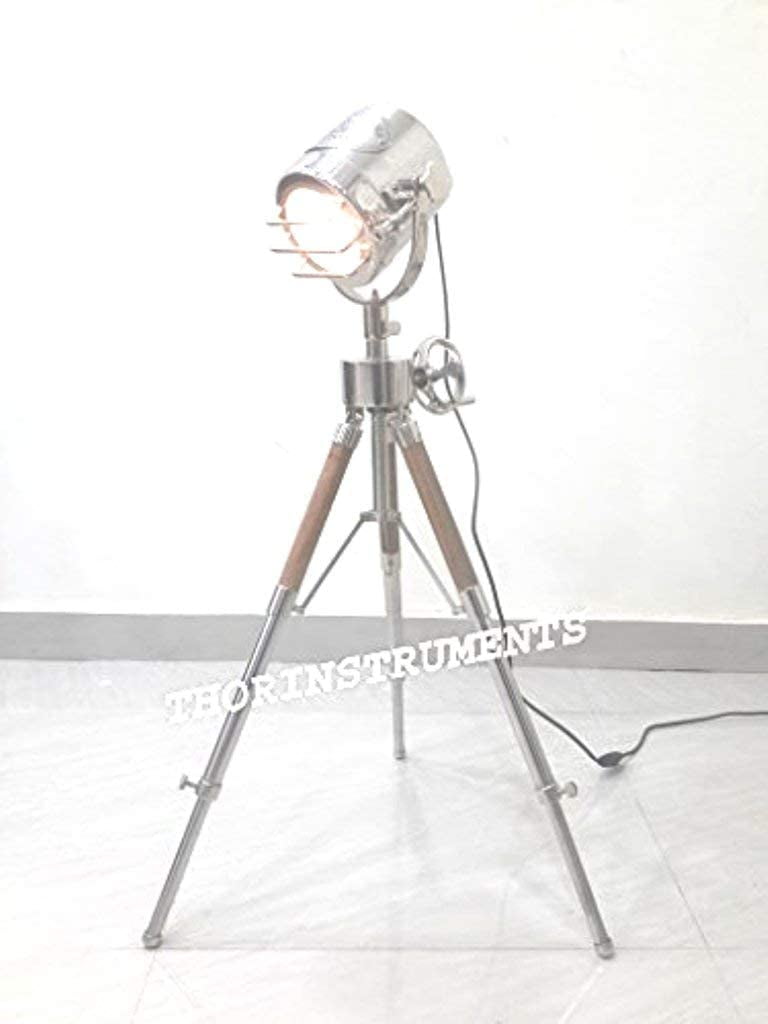 Nautical Classic Vintage Tripod Table Lamp Searchlight Home Decor ...