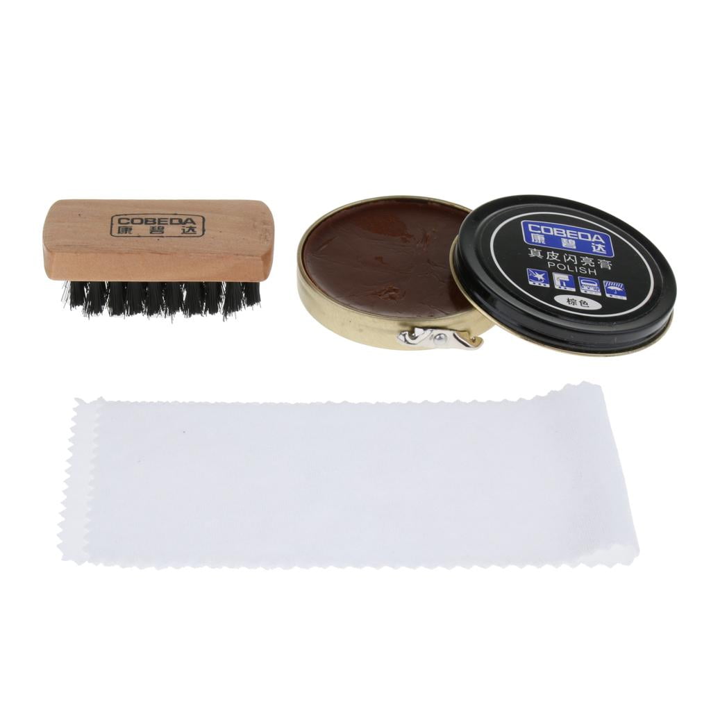 Click here for Luzkey 3 Pieces Leather Shoes Shine Boots Brown prices