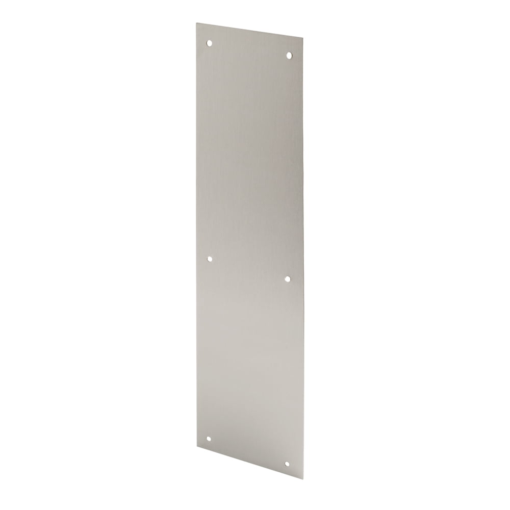4 in. x 16 in., Stainless Steel, Door Push Plate - Walmart.com ...