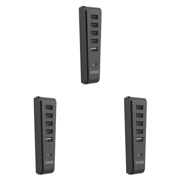 Adaptador Divisor Cargador Concentrador Expansión USB 2 0 Adecuado para Consola PS5 Slim ...