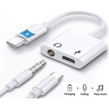 3 in 1 Lighting to 3.5mm Headphone Jack Adapter,AUX Dual Audio Adapter ...