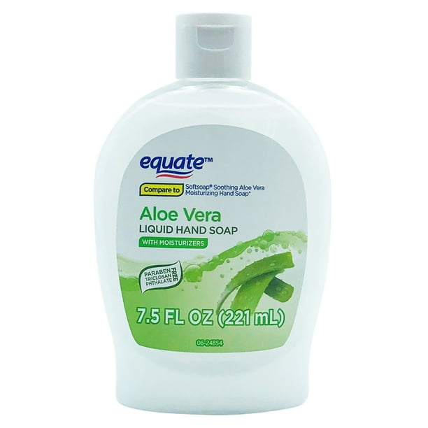 Equate Aloe Vera Hand Soap 7.5 Fl Oz - Walmart.com - Walmart.com