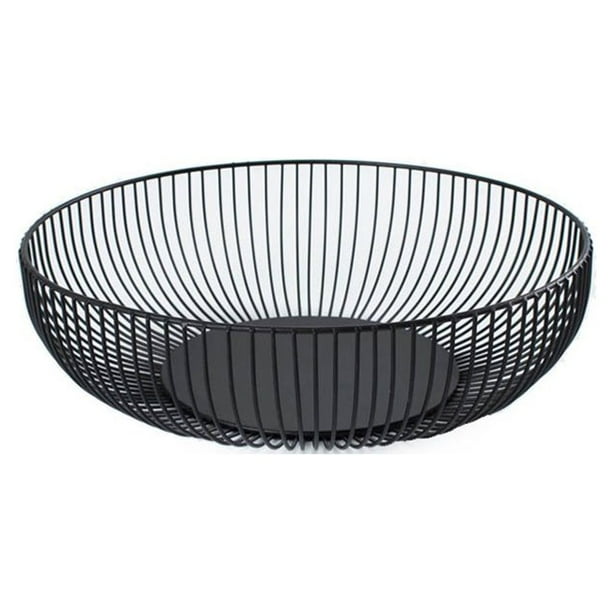 Fruit Wire Basket Iron Fruit Bowl Snack Plate Vegetable Storage Basket ...