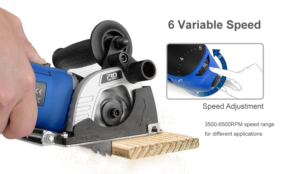 PROSTORMER Electric Variable Speed Mini Circular Saw,