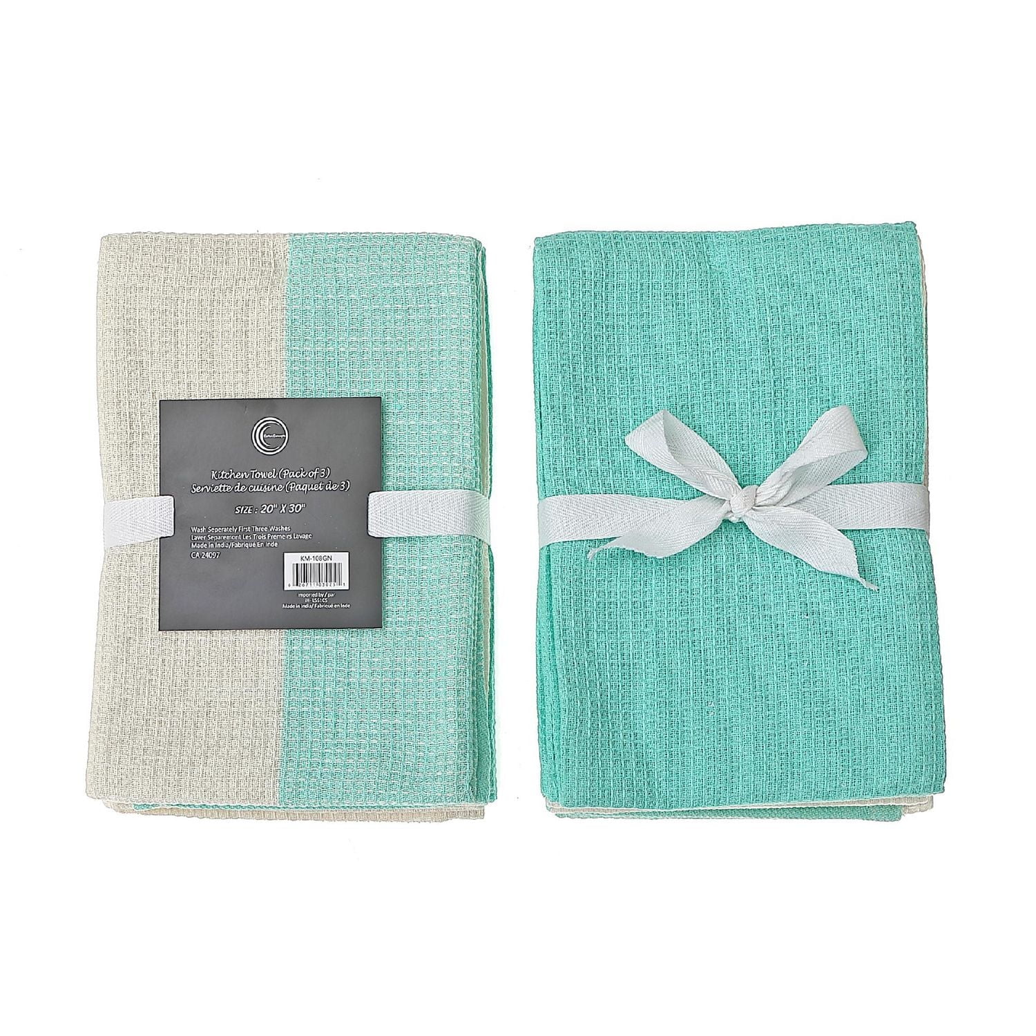 Click here for Ih Casadécor 3 Pack Dual Waffle Kitchen Towel Set... prices