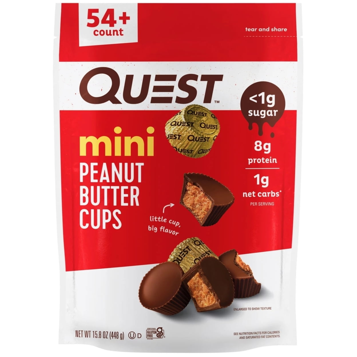 Quest Mini Cups Peanut Butter Cup (15.8 Ounce) - Walmart.com