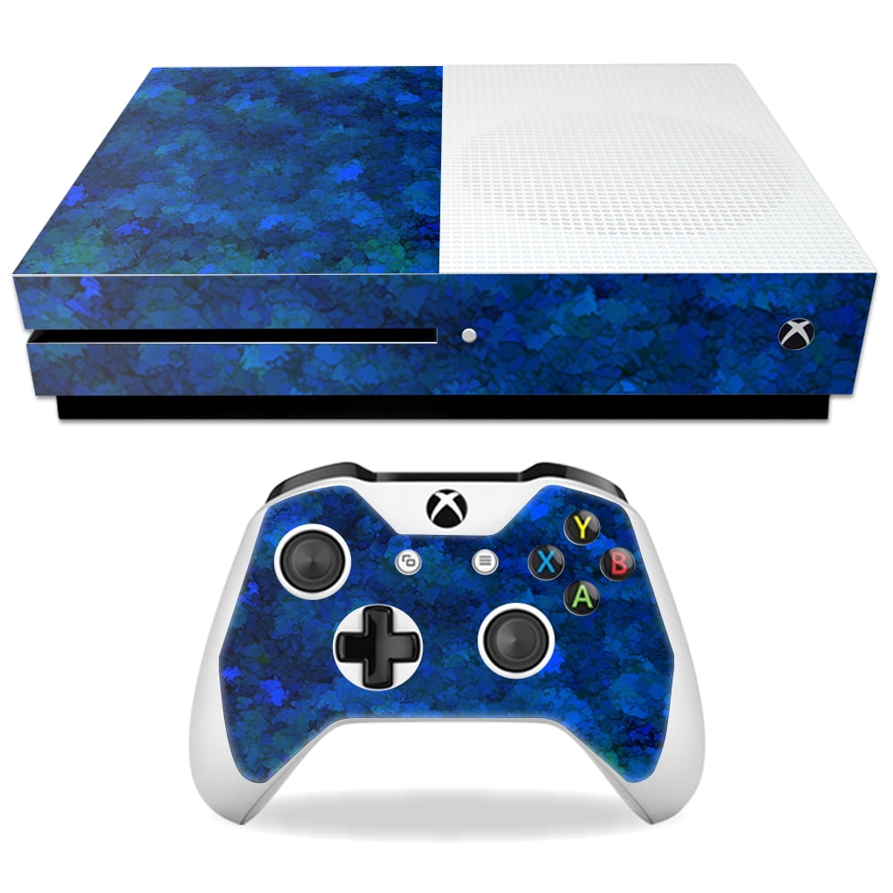 Skin Decal Wrap for Microsoft Xbox One S Blue Ice - Walmart.com