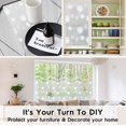 "BSHAPPLUS® 17.7""x78.7"" Frosted Blackout Window Film, Heat Control ...