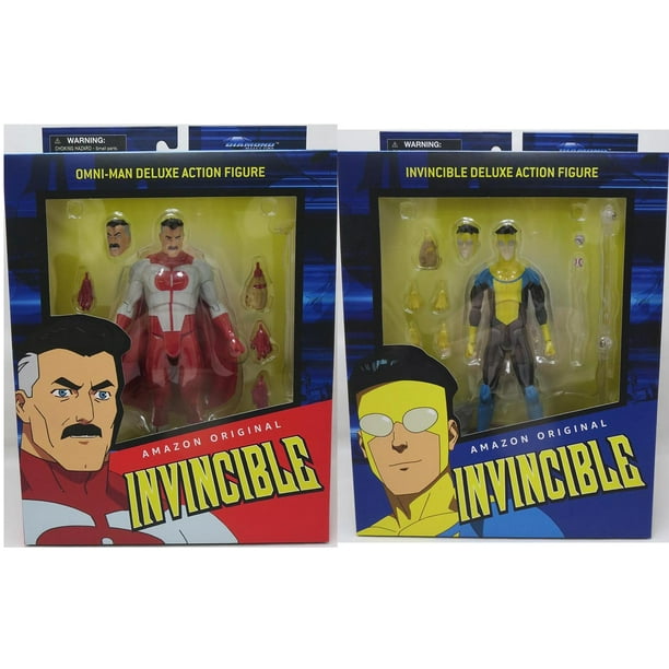 Invincible 7 Inch Action Figure Select Series 1 - Set of 2 (Omni-Man ...