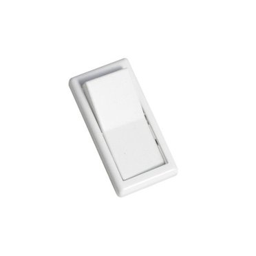 Pass & Seymour Mobile Home/RV White Self-Contained Rocker Switch w/Snap ...
