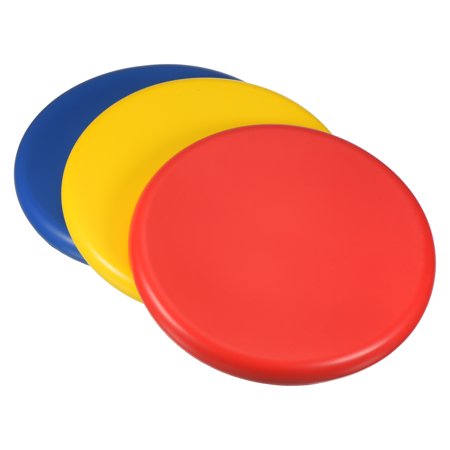 Uxcell 7.7 Inch Soft Flying Disc Round Sports Throwing Flyer Disk Blue ...