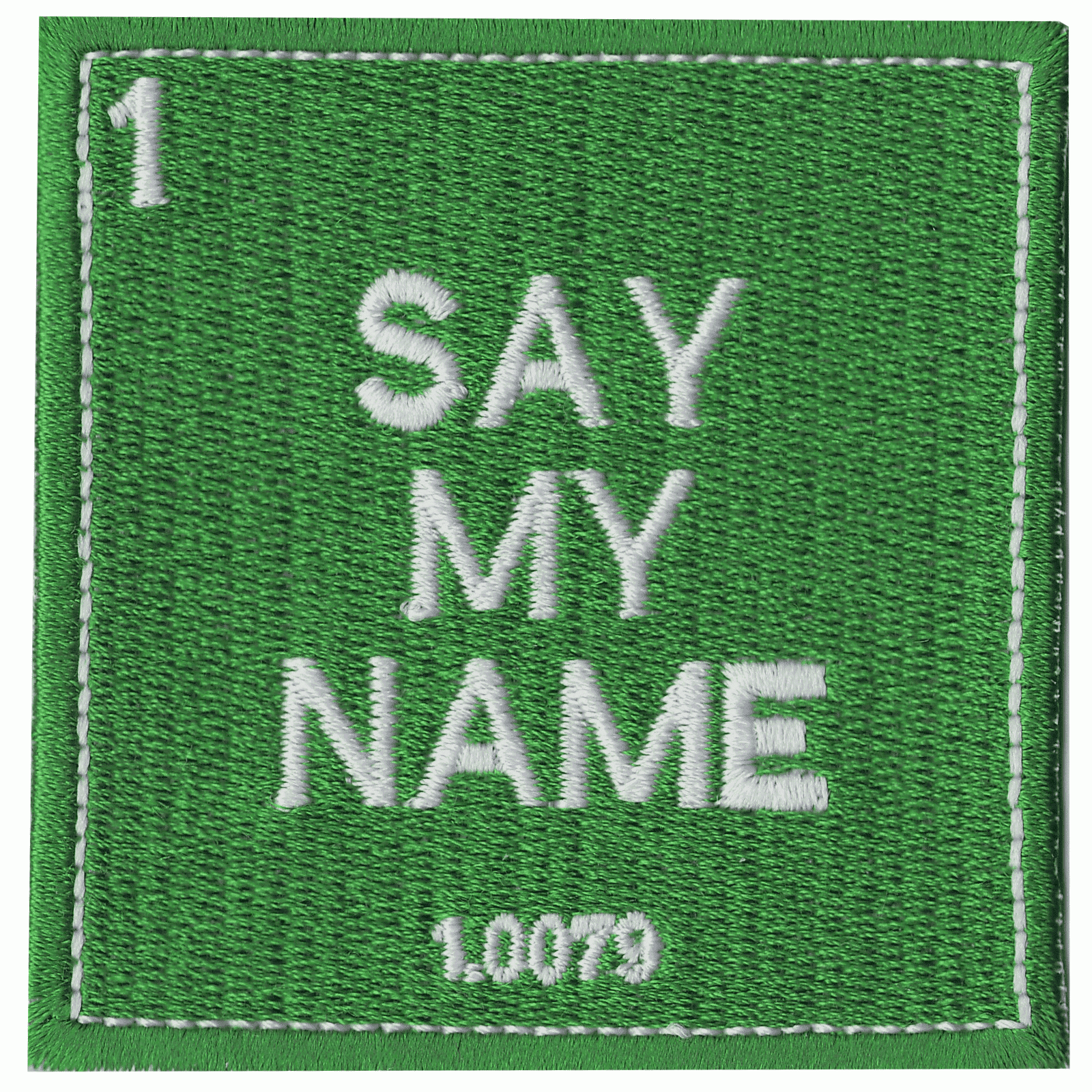Say My Name Box Logo Embroidered Iron on Patch - Walmart.com