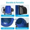 TABU Electric Cement Mixer,4.5 Cu ft Freestanding Concrete Mixer with ...
