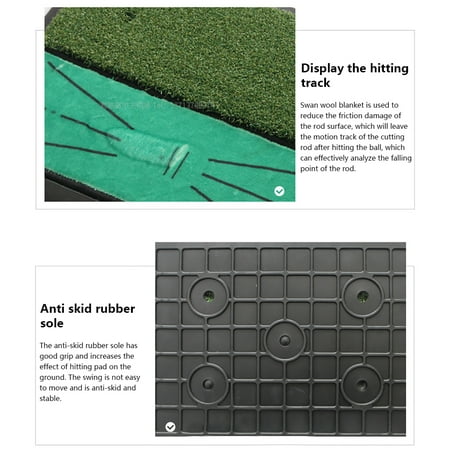 Indoor Putting Green One-way Velour Non-slip Pad Lawn Putting Green ...
